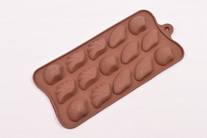 MOLDE SILICONA P/15 BOMBONES MODELO OSTRAS DE MAR (CS) - Distribuidora ...