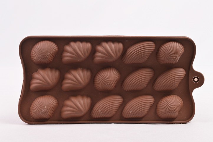 MOLDE SILICONA P/15 BOMBONES MODELO OSTRAS DE MAR (CS) - Distribuidora ...